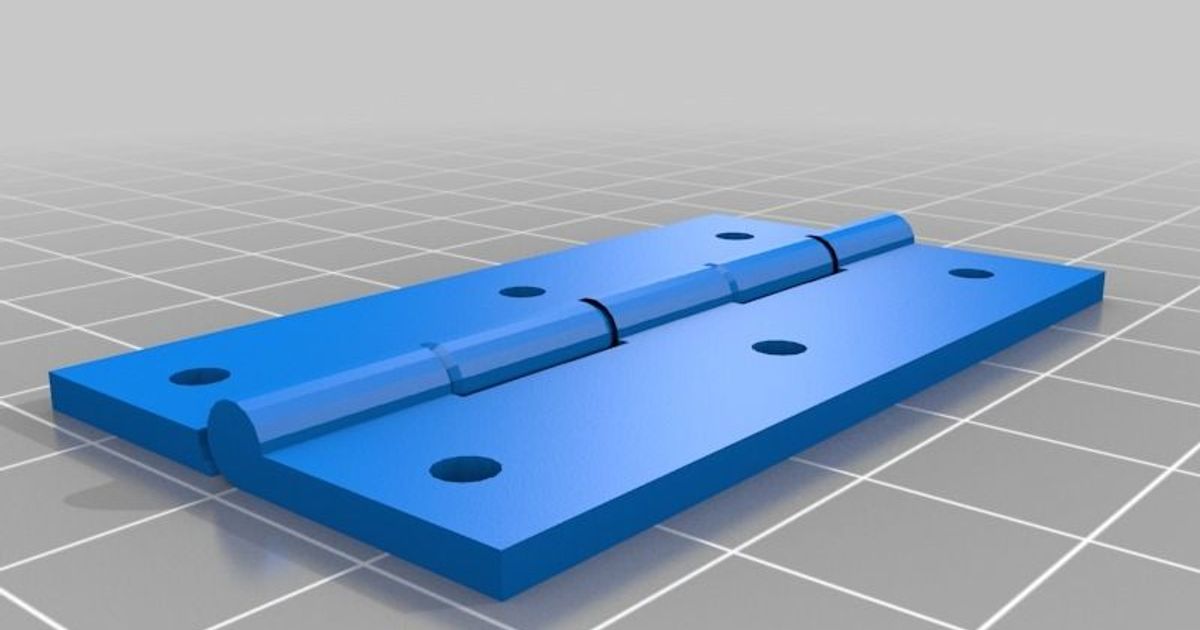 My Customized Hinge v2 by Rico | Download free STL model | Printables.com