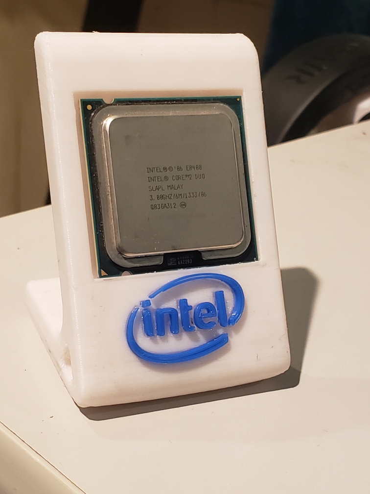 Intel logo by Christian | Download free STL model | Printables.com