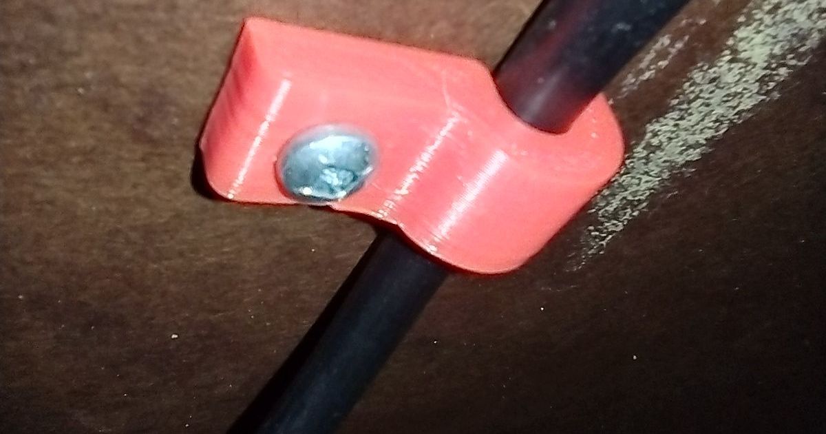 Power Cable Mount by southbaygsr | Download free STL model | Printables.com