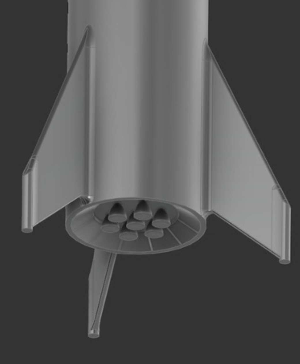 SpaceX Starship old 2018 design by Starman | Download free STL model ...