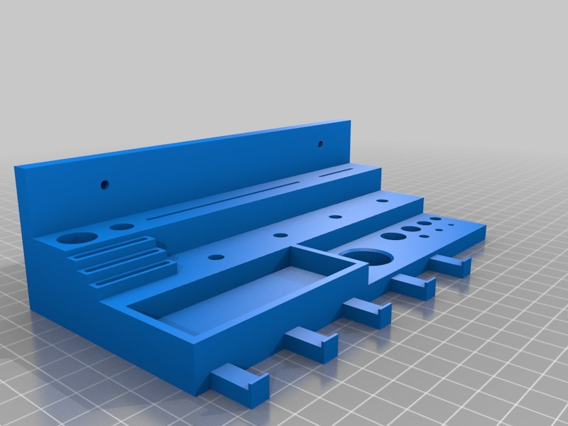 Wall Mounted 3D Printer tool caddy / organizer / holder by SierraTech ...