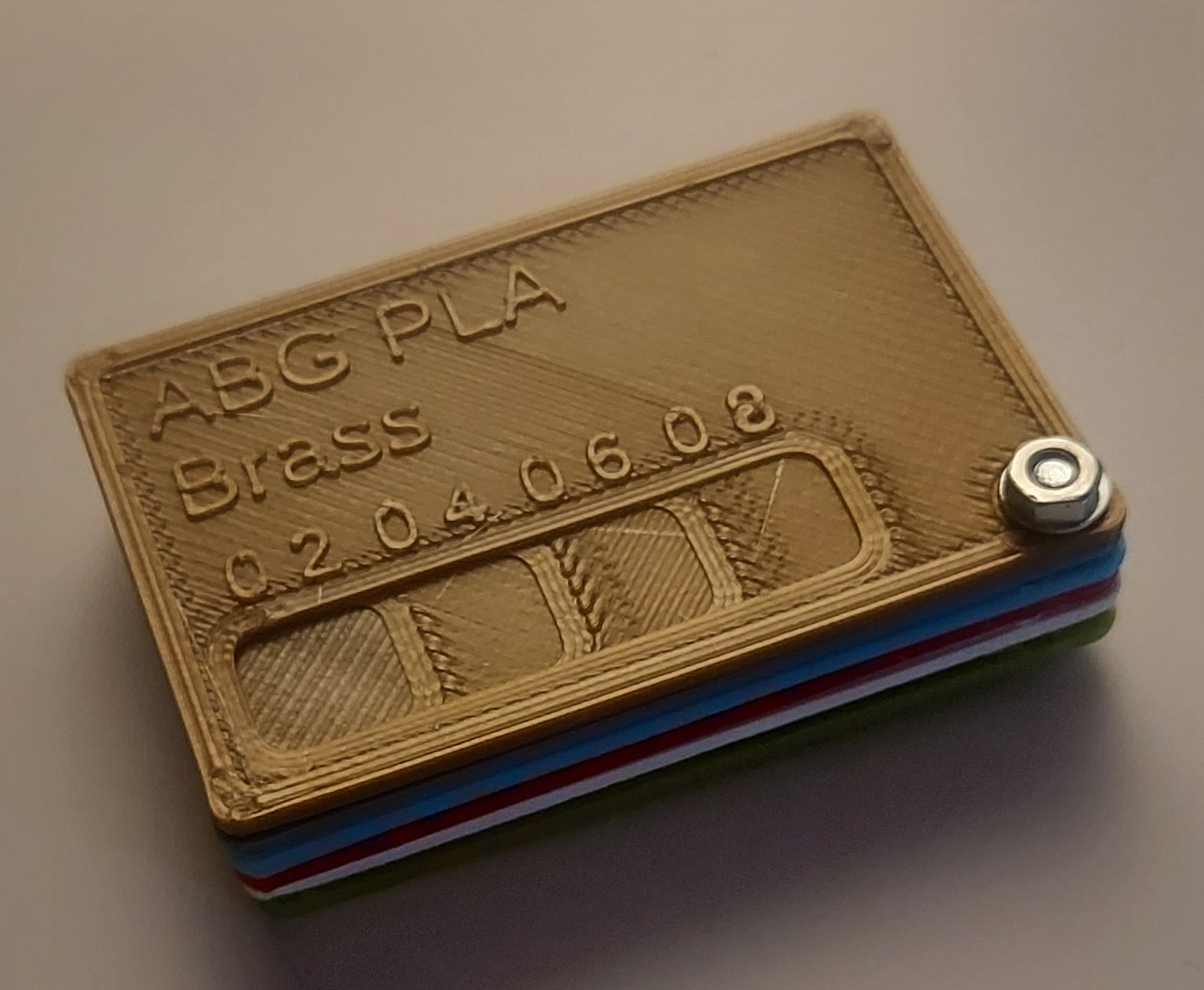 Customizable Filament Sample Swatch by Enes Karaca | Download free STL ... Customizable Filament Sample Swatch by Enes Karaca | Download free STL ...