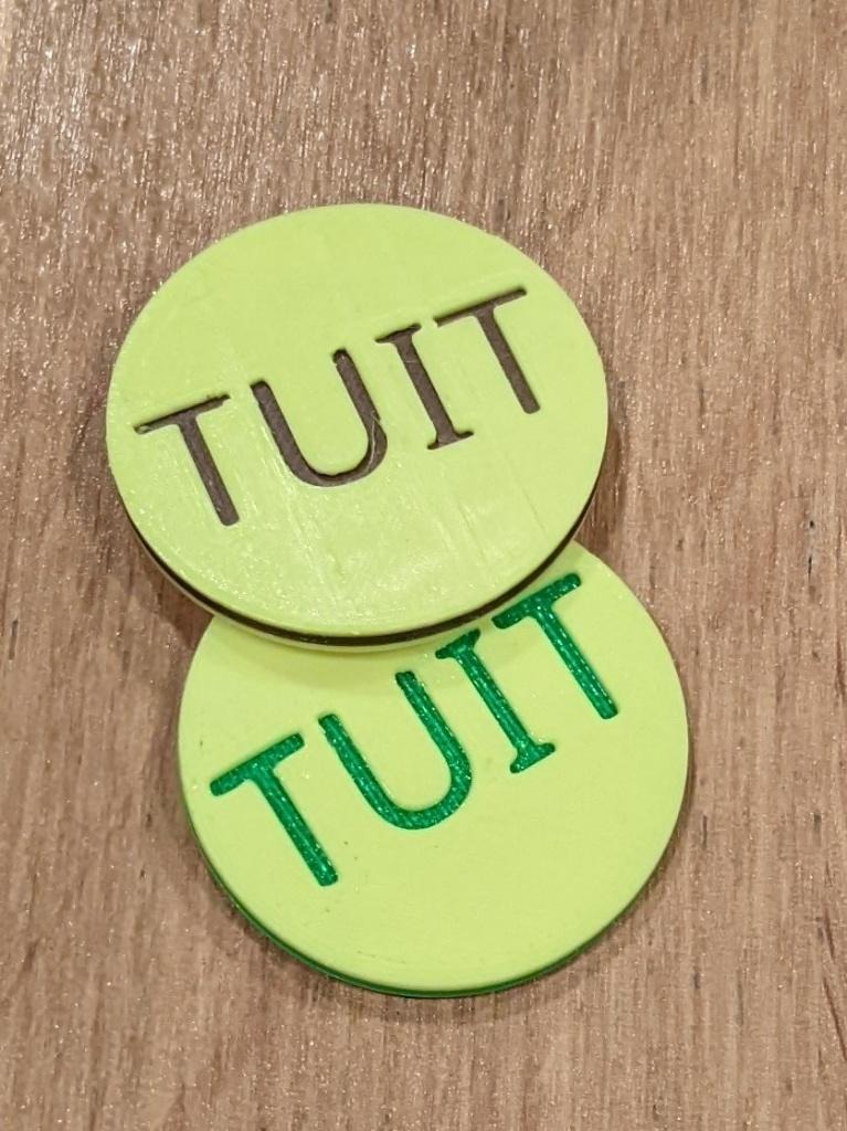 Double Sided Round TUIT by jwilli_47 | Download free STL model ...