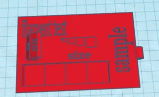 Filament test card - Filament test Karte by 3D Cheetah | Download free ...