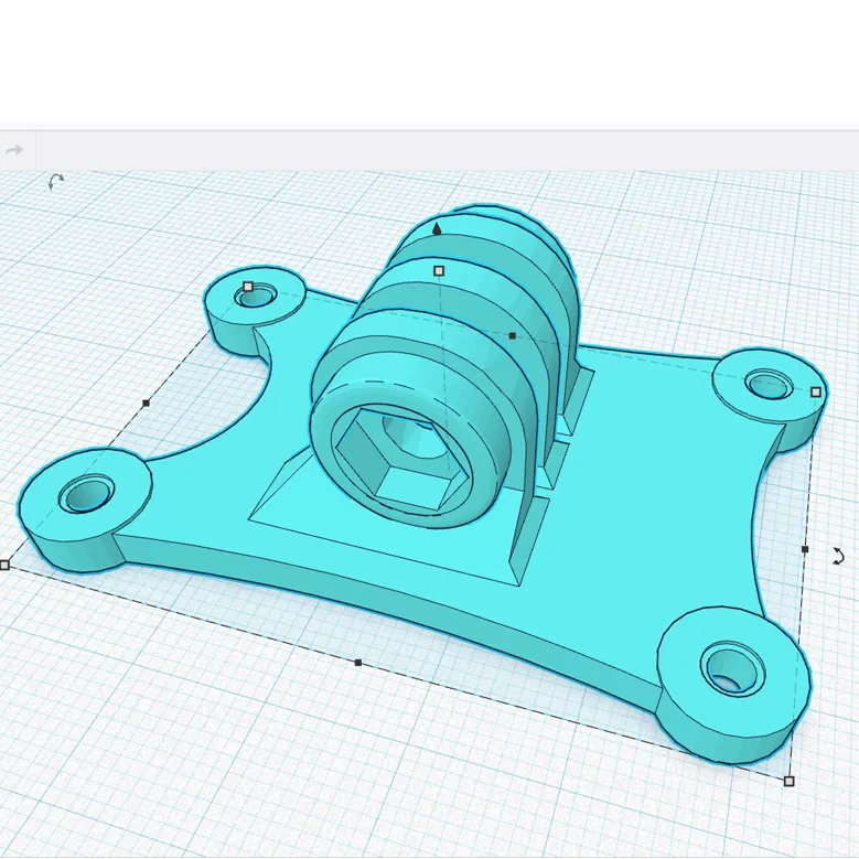 Seii-QAV-S_JohnnyFPV_SE_GoPro_Hard_Mount_Base_v2 by Seii-FPV | Download ...