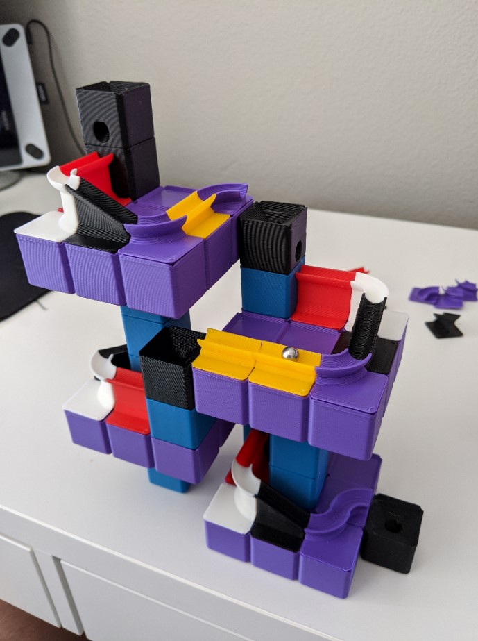 Modular Marble Drop Blocks by Alan Lunsford | Download free STL model ...