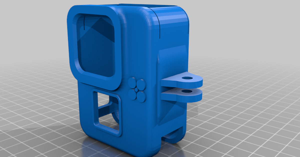 GoPro 8 Mount - Adjustable by Nordfpv | Download free STL model ...