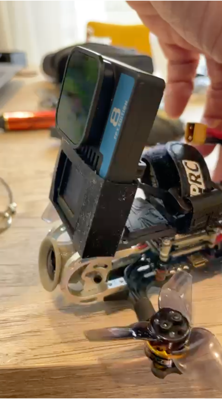 Mount for Vertical for Naked GoPro by Nordfpv | Download free STL model ...