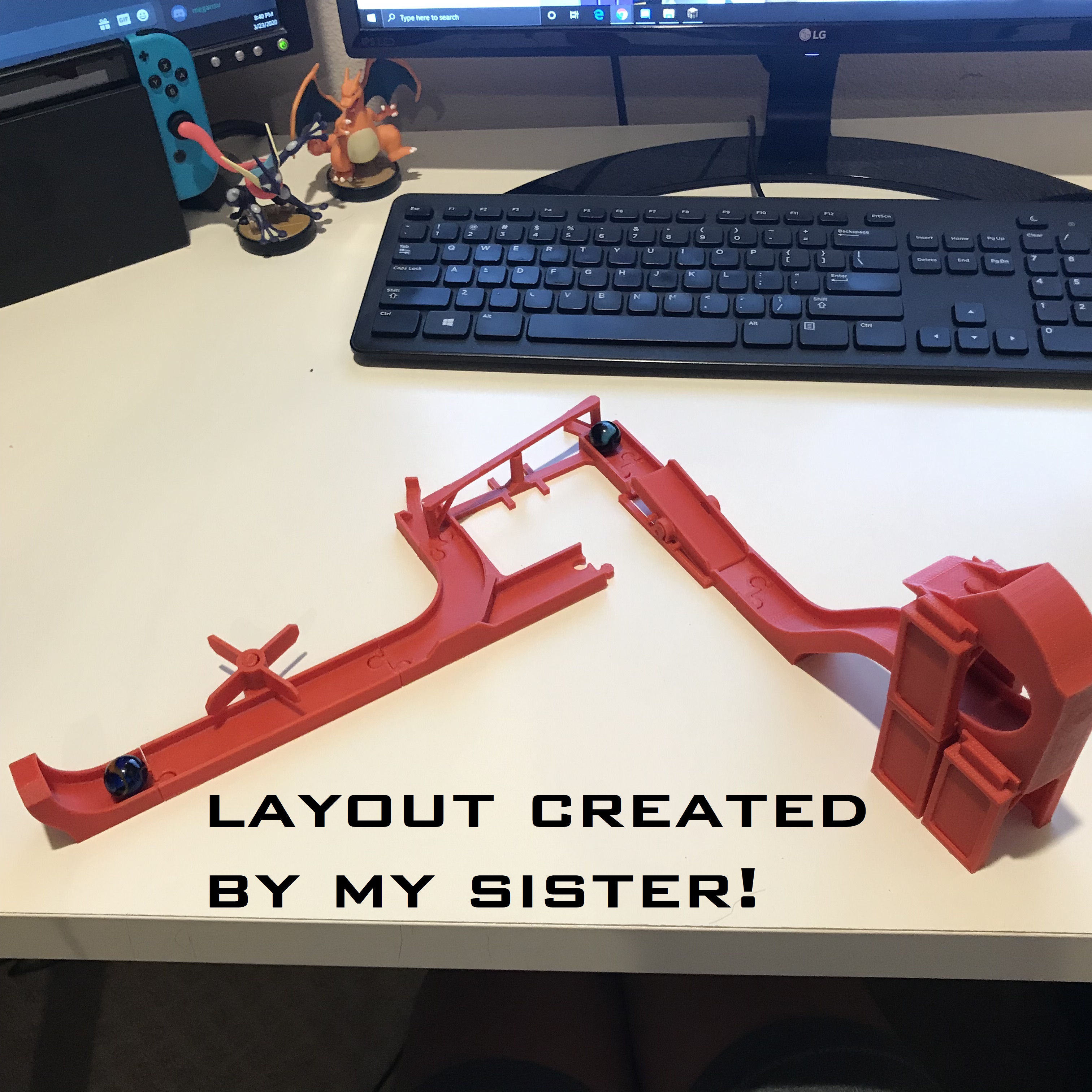 Marble Track Runner by Devin Ho | Download free STL model | Printables.com