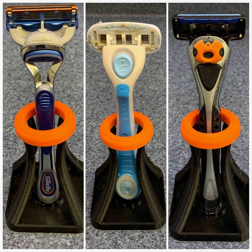 Sleek Razor Holder - Holds Gillette and Most Popular Brands by jimerb ...