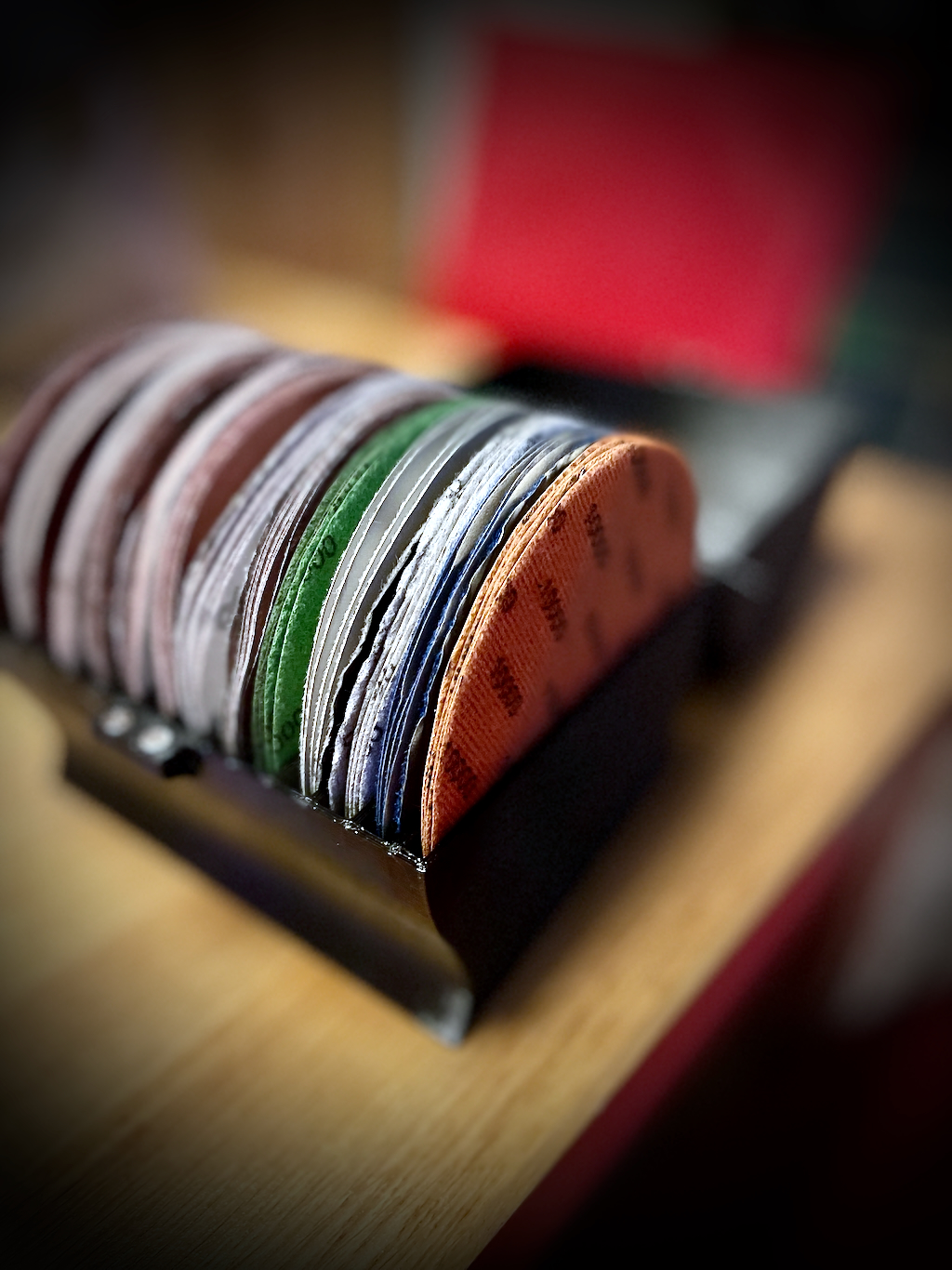 6-inch (150mm) orbital sandpaper storage organizer. by Martin ...