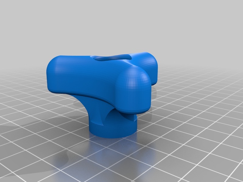 1/4 -20 -star_knob-big by thejosh108 | Download free STL model ...