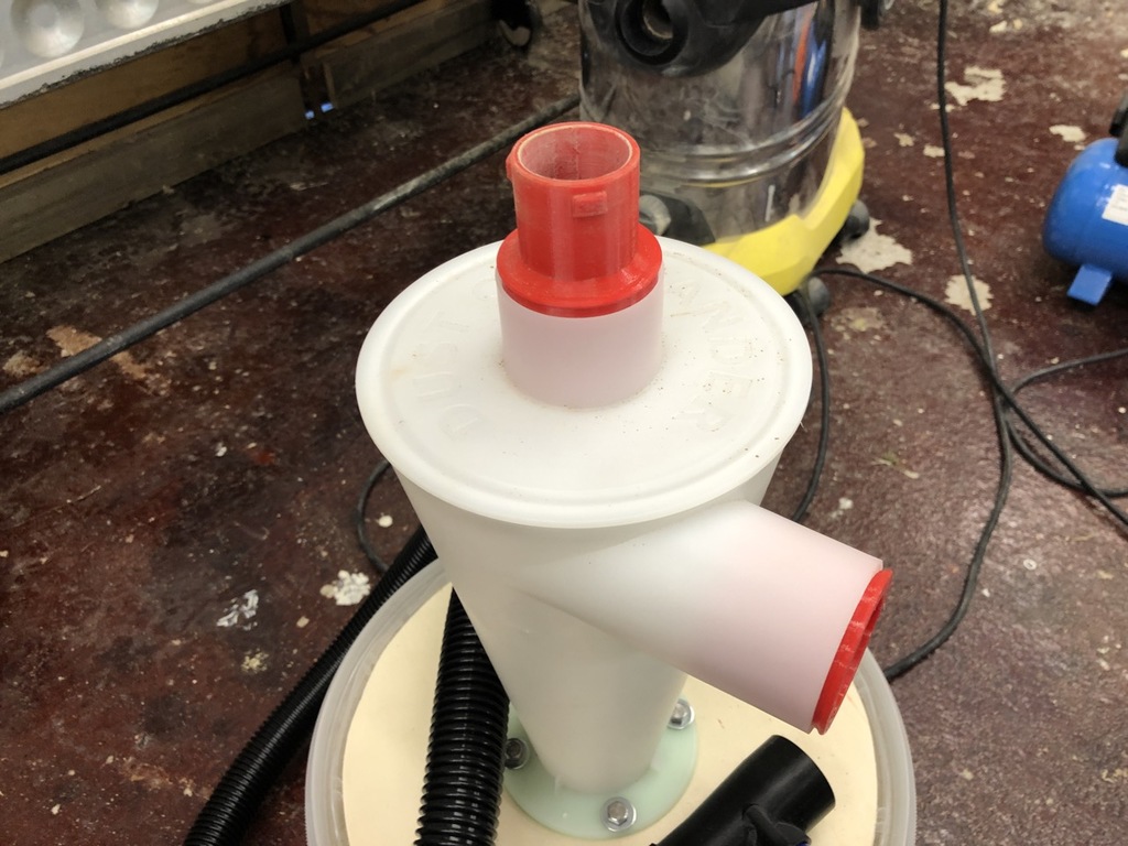 Dust Commander cyclone dust separator to osVAC conversion by Jens83 ...