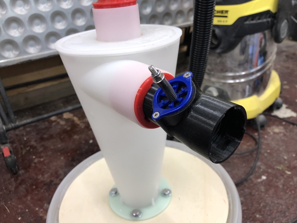 Dust Commander cyclone dust separator to osVAC conversion by Jens83 ...