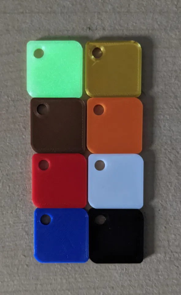 Basic Filament Color Sample by Skeleking | Download free STL model ...