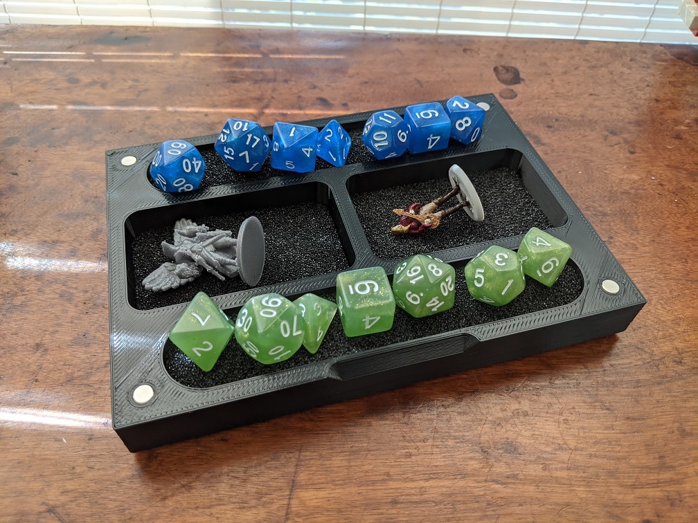 Dice and Mini Box with Rolling Tray by mattbart637 | Download free STL ...