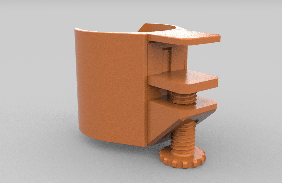 The Laptop Saver - A sub-desk level drink holder by Martin_au ...