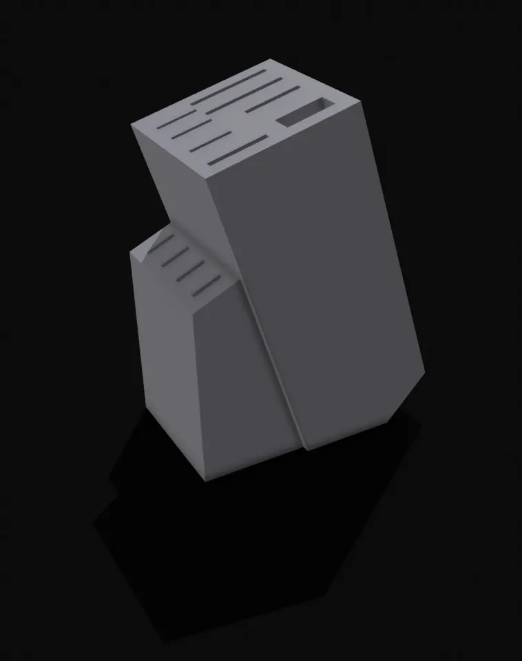 Knife Block by boberg_der_stecher | Download free STL model ...