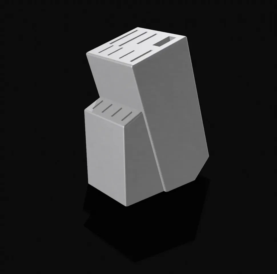 Knife Block by boberg_der_stecher | Download free STL model ...
