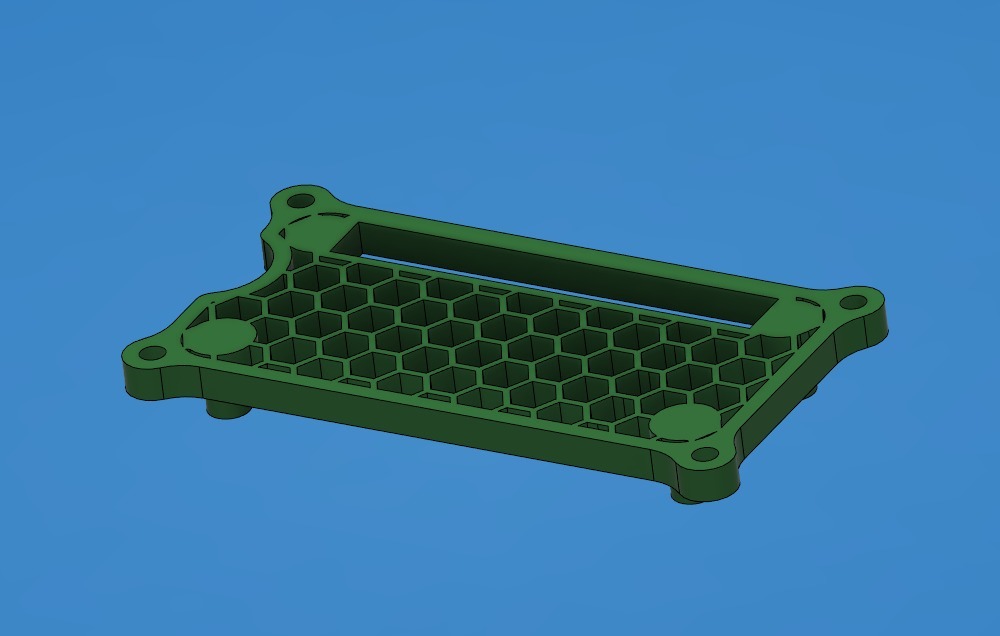 Honeycomb Raspberry Pi Zero W Case with Optional Extrusion Mount by ...