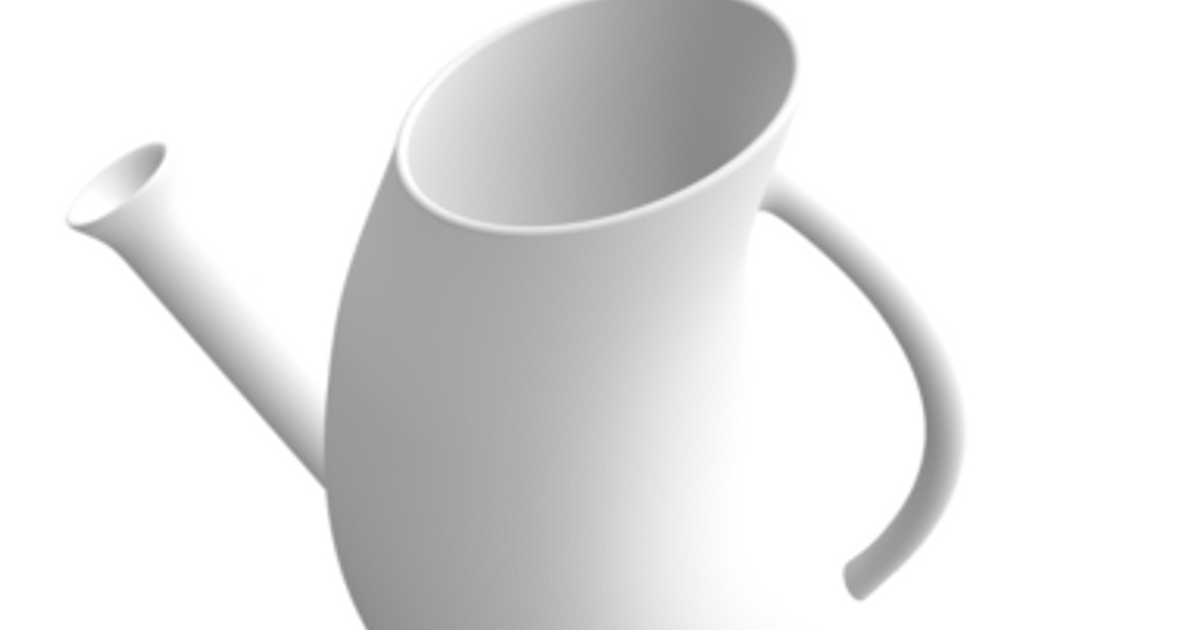 Watering Can (small) by Gary Reisman | Download free STL model ...