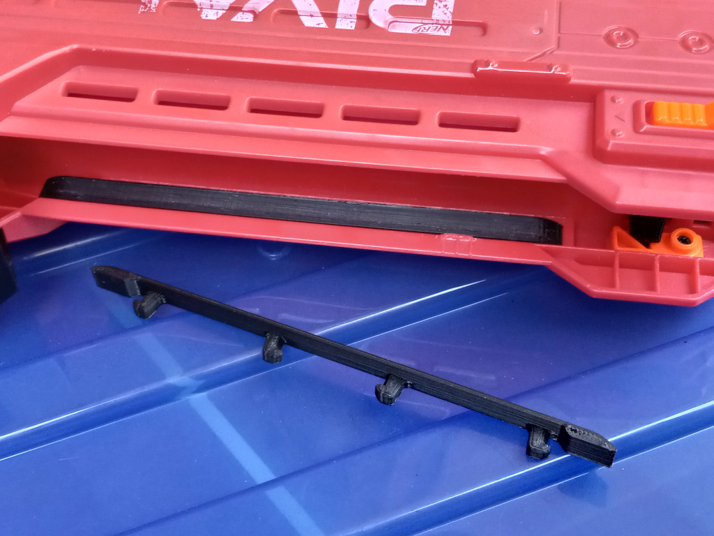 Nerf Rival Atlas Reverse Mag Release / Magazine Guide Rails by ...