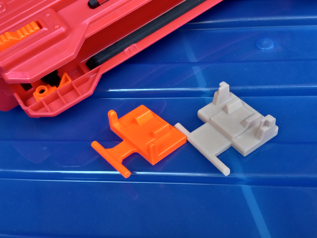Nerf Rival Atlas Reverse Mag Release / Magazine Guide Rails by ...