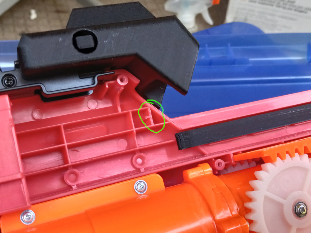Nerf Rival Atlas Reverse Mag Release / Magazine Guide Rails by ...