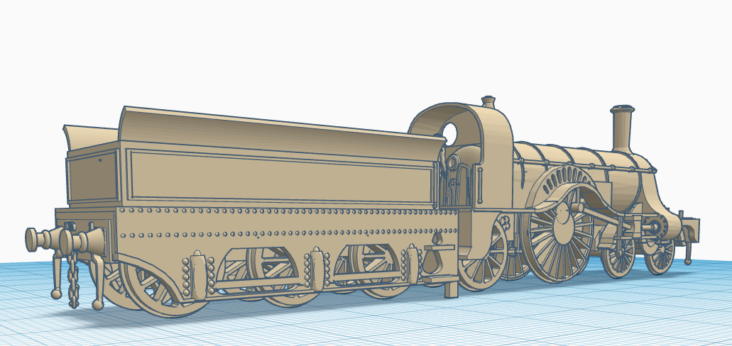 Locomotive "Stirling One No1 (Eight Footer) by boonie | Download free ...