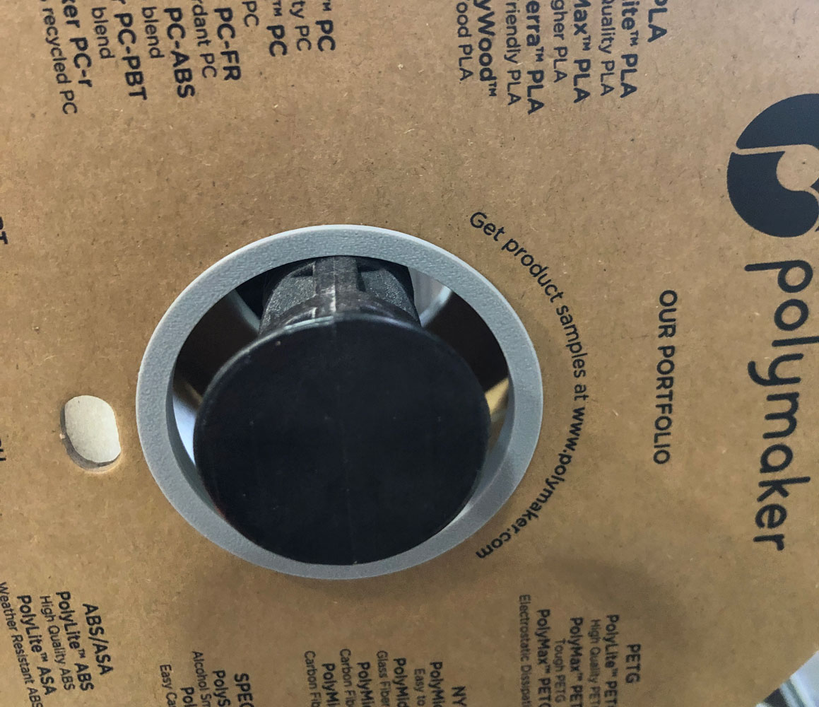 Updated Spool hub for Polymaker cardboard spools by tmorris9 | Download ...