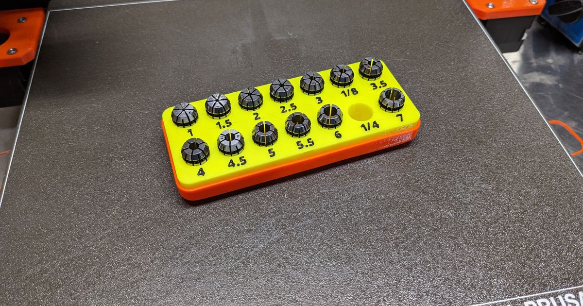 ER11 Collet Organizer/Storage/Box/Holder von kaje | Kostenloses STL ...