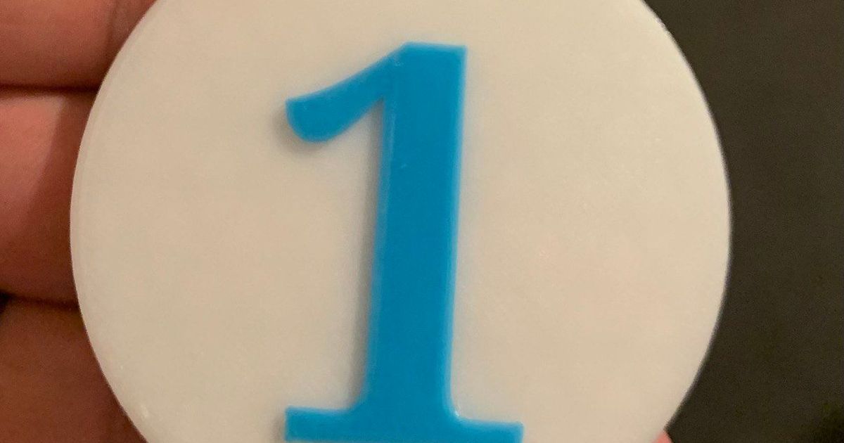 Number Discs by Starker3 | Download free STL model | Printables.com