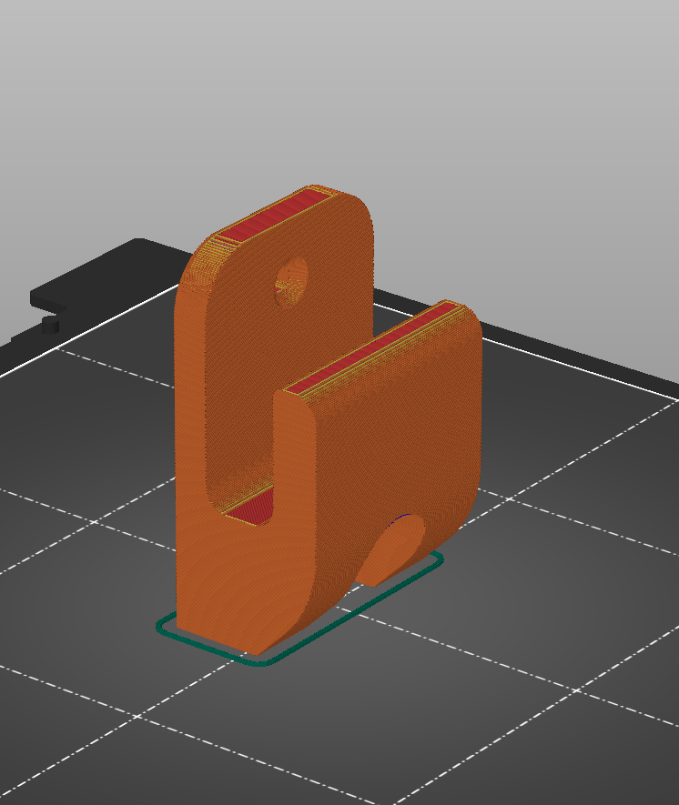 Simple wall mount for bags by Sin | Download free STL model ...
