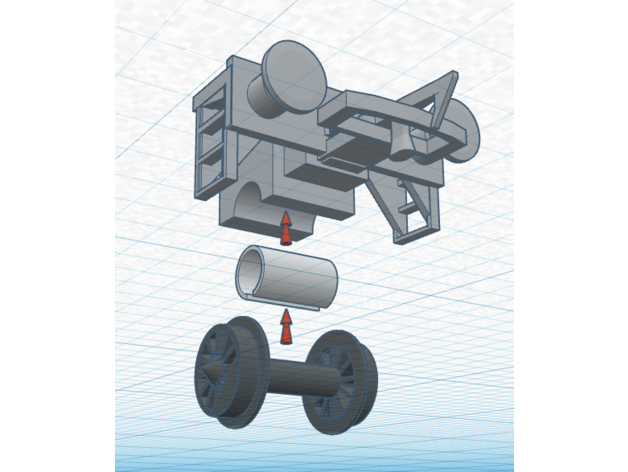 Locomotive S160 (for N gauge motor bogies by boonie | Download free STL ...