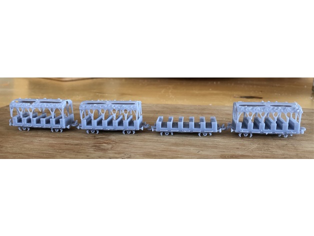 Narrow gauge passenger train "AJAX" (NN3 to run on Z gauge within N ...