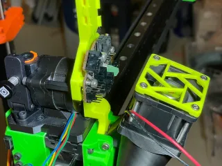 Bigtreetech EBB 36 LDO Orbiter 2.0 EVA 3.x mount with strain relief by ...