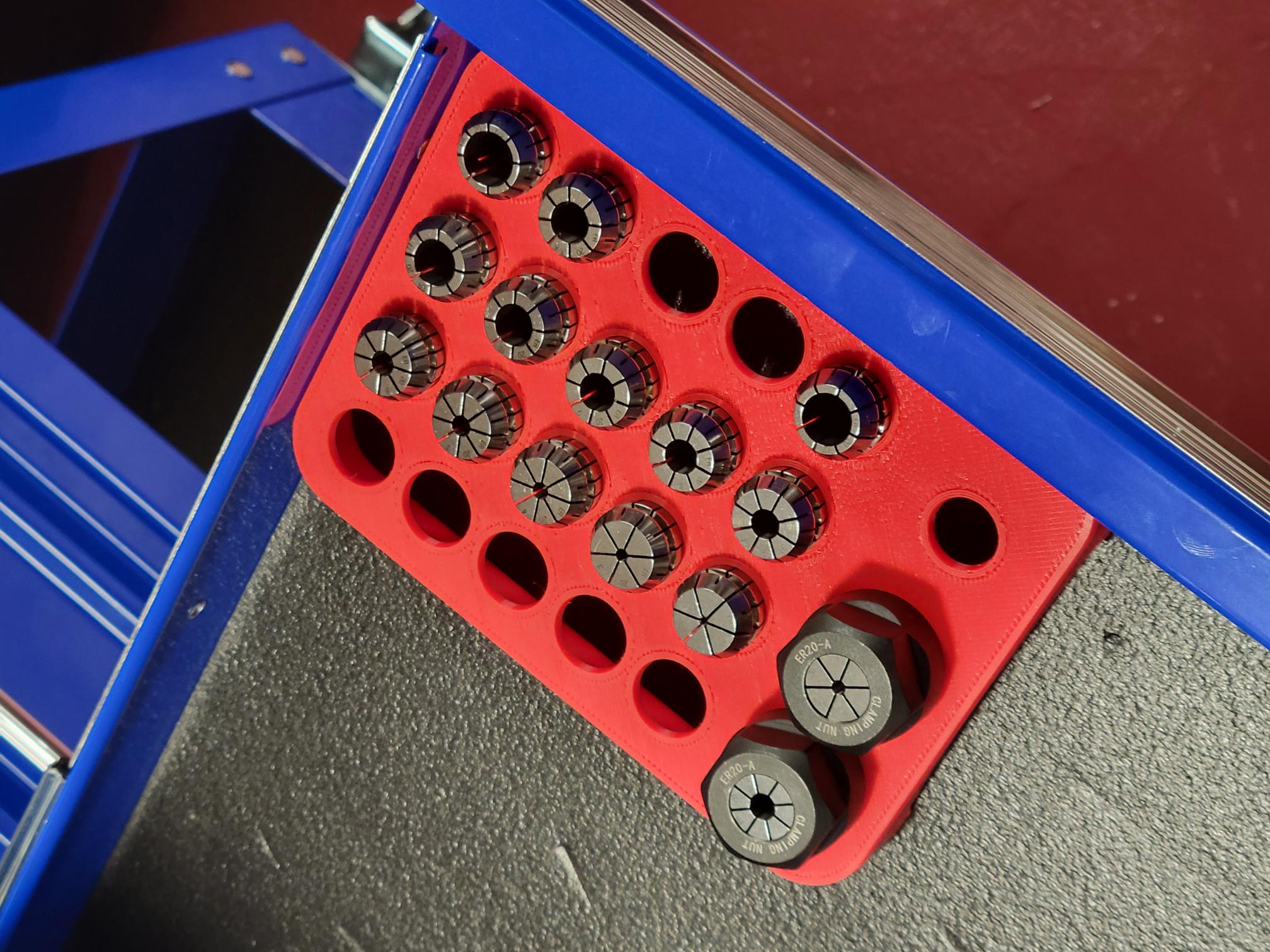ER20 Collet holder tray by Michel Theriault | Download free STL model ...
