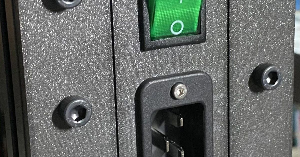 RatRig V-Core 3 IEC C20 Shroud with rocker switch by Fromock | Download ...