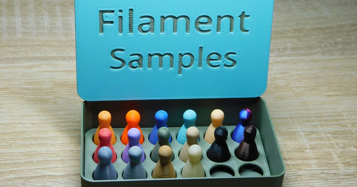 Filament sample box by Thorin Oakenshield | Download free STL model ...
