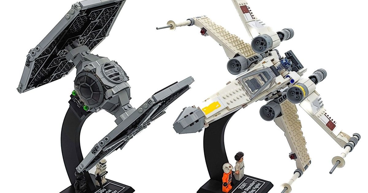Modular Display Stands for over 80 LEGO Star Wars (X-Wings, Shuttles ...
