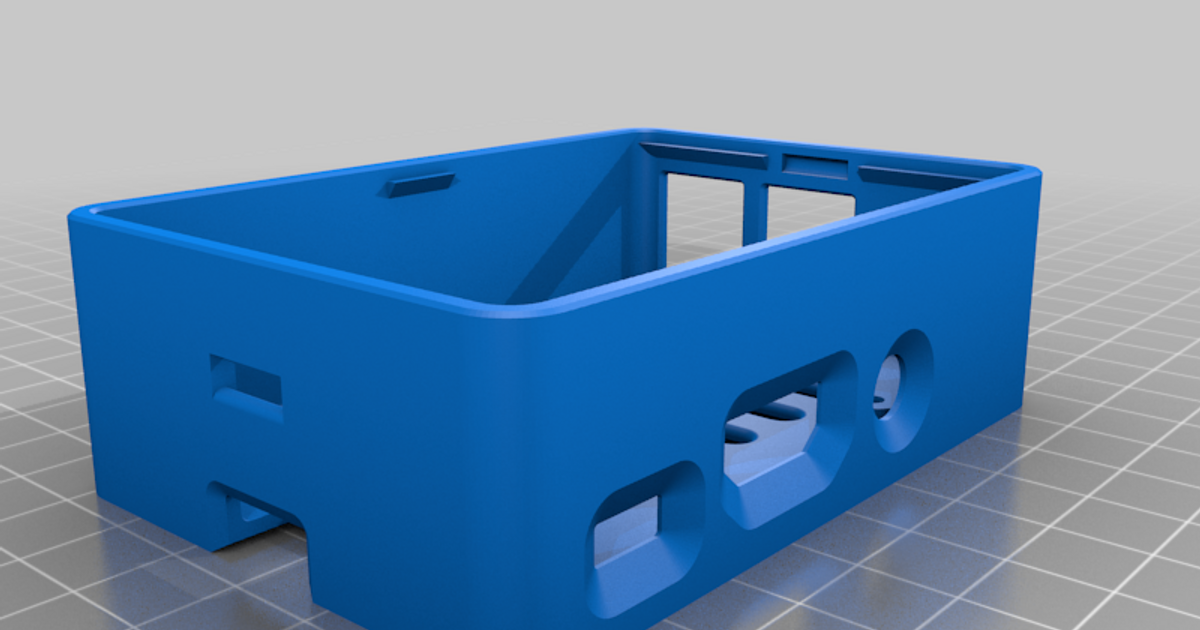 RPIbox rpi3b+ by Valentino Hesse | Download free STL model | Printables.com