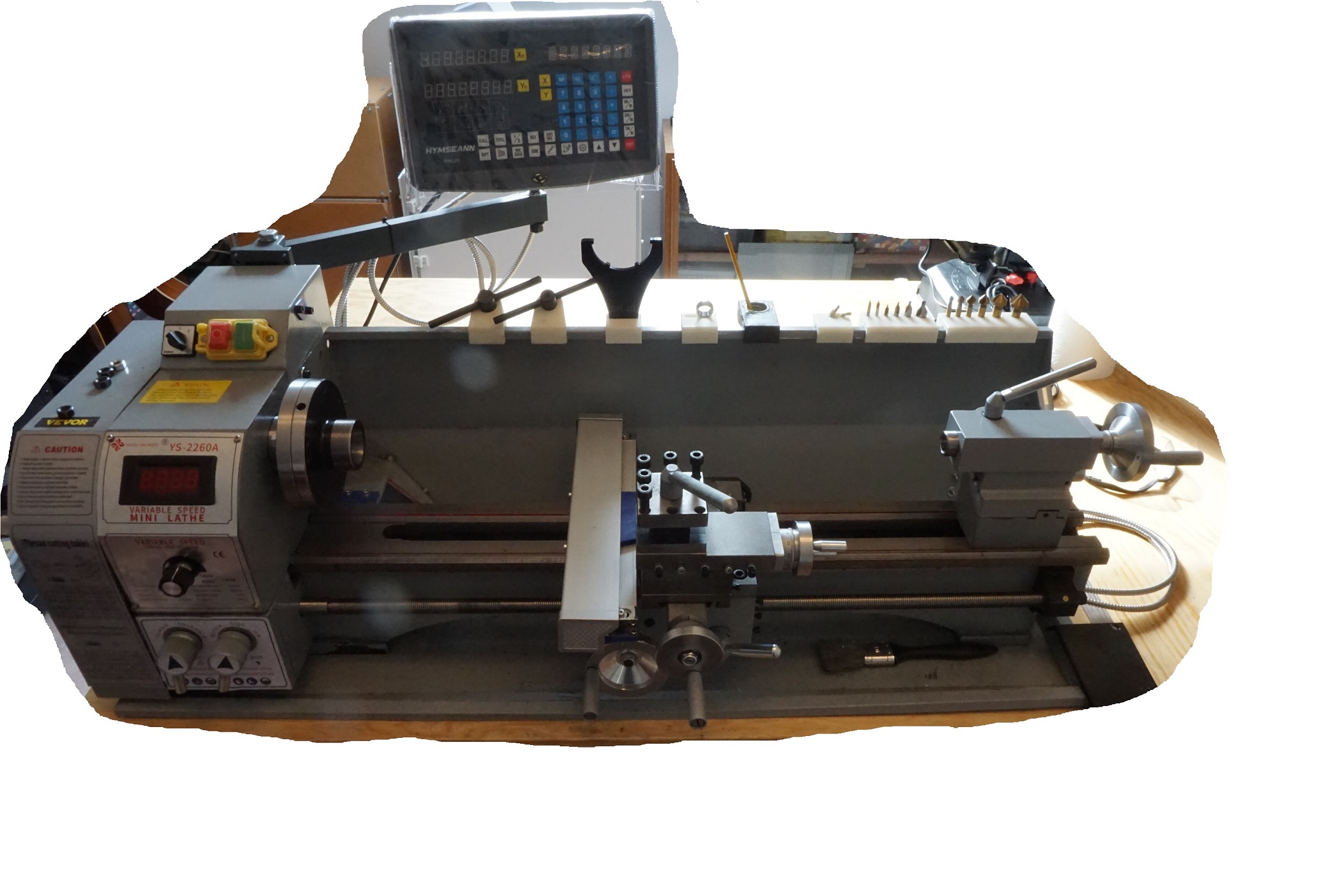 Vevor Mini Lathe Dro Mounting Kit Ys 2260a By Projunk Download Free Stl Model