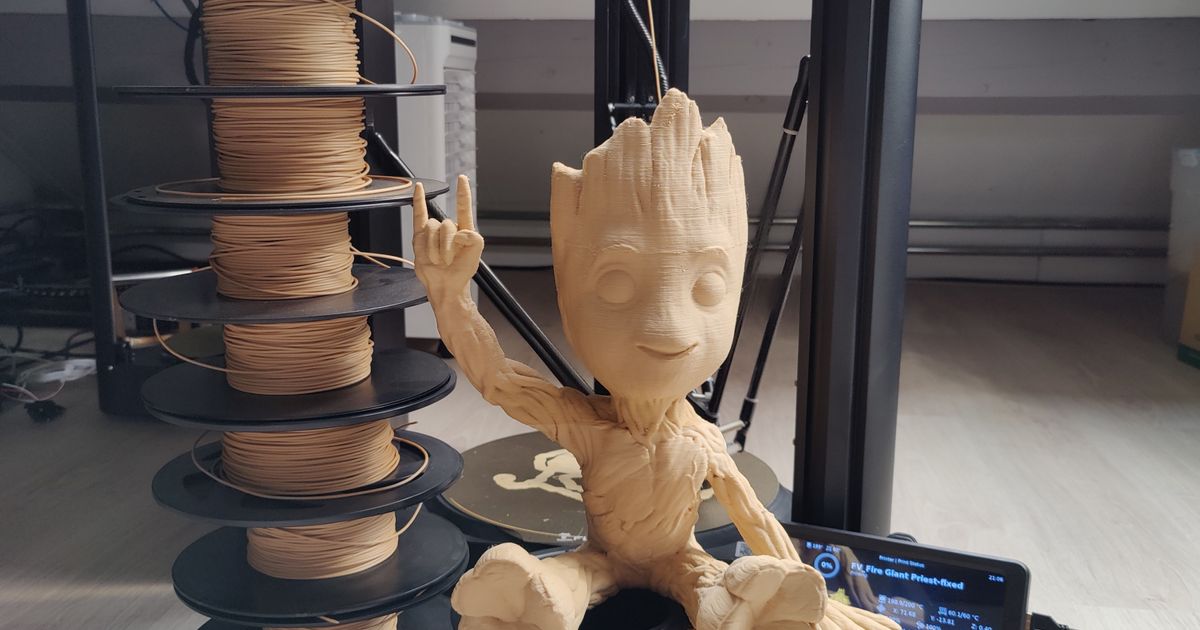 Metal Groot por Vinos | Descargar modelo STL gratuito | Printables.com