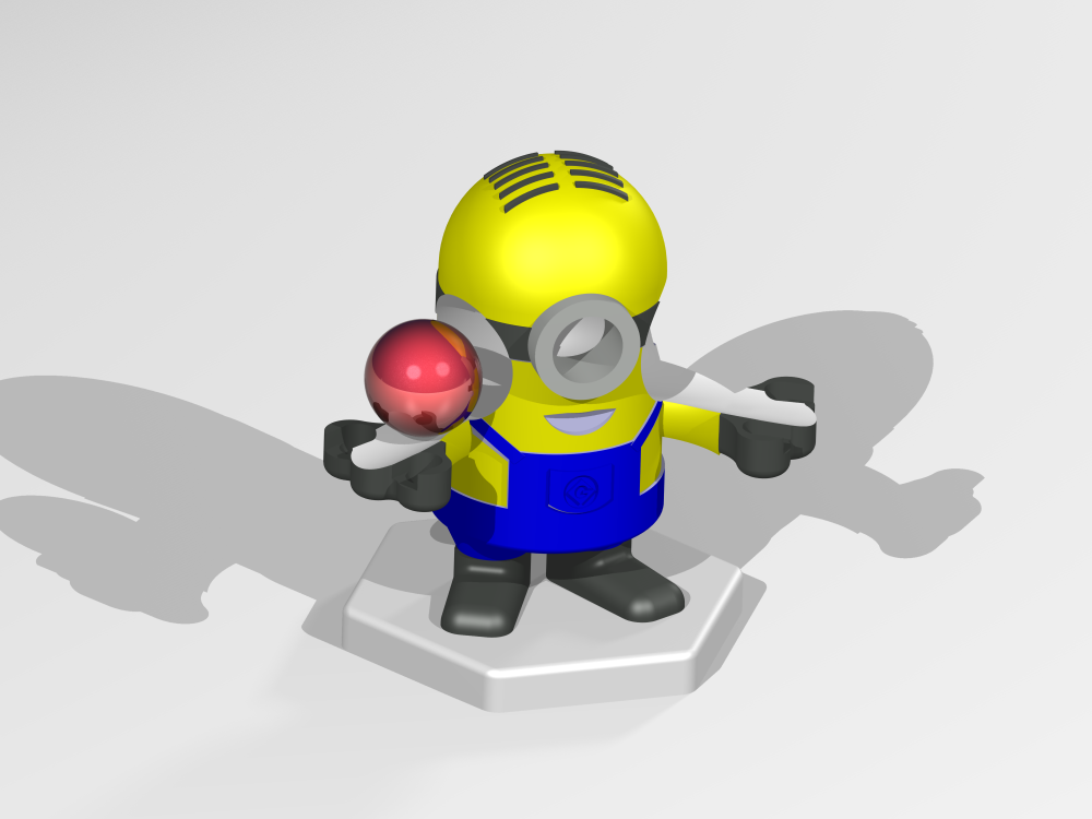 Minion Stuart for a marble run by MK_Design | Download free STL model ...