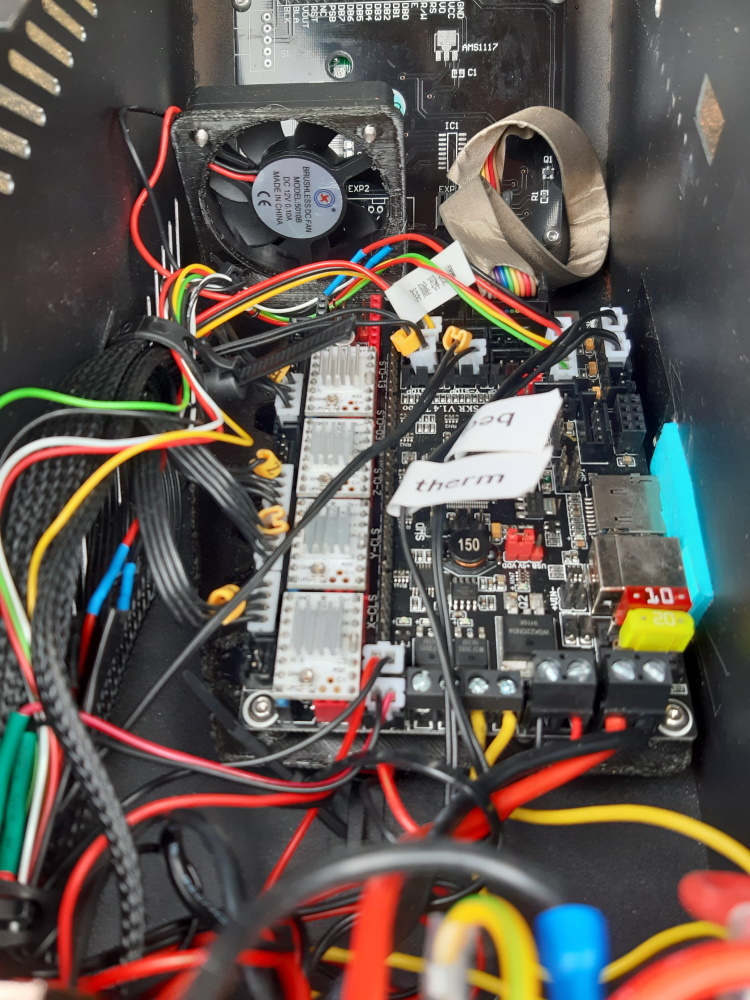 SKR 1.4 Turbo mount for CR10 by DotNetWorker | Download free STL model ...