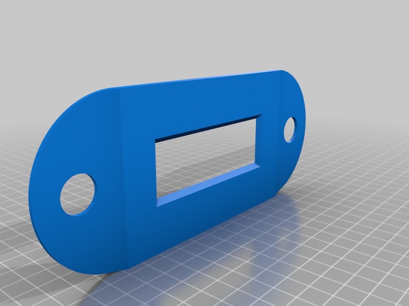 20x4 LCD Bezel with push button mounts by DotNetWorker | Download free ...