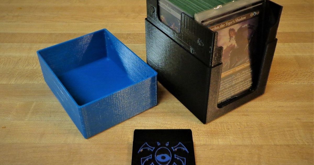 Commander Deck Box with Symbol Insert (MTG) by Tekcor17 | Download free ...