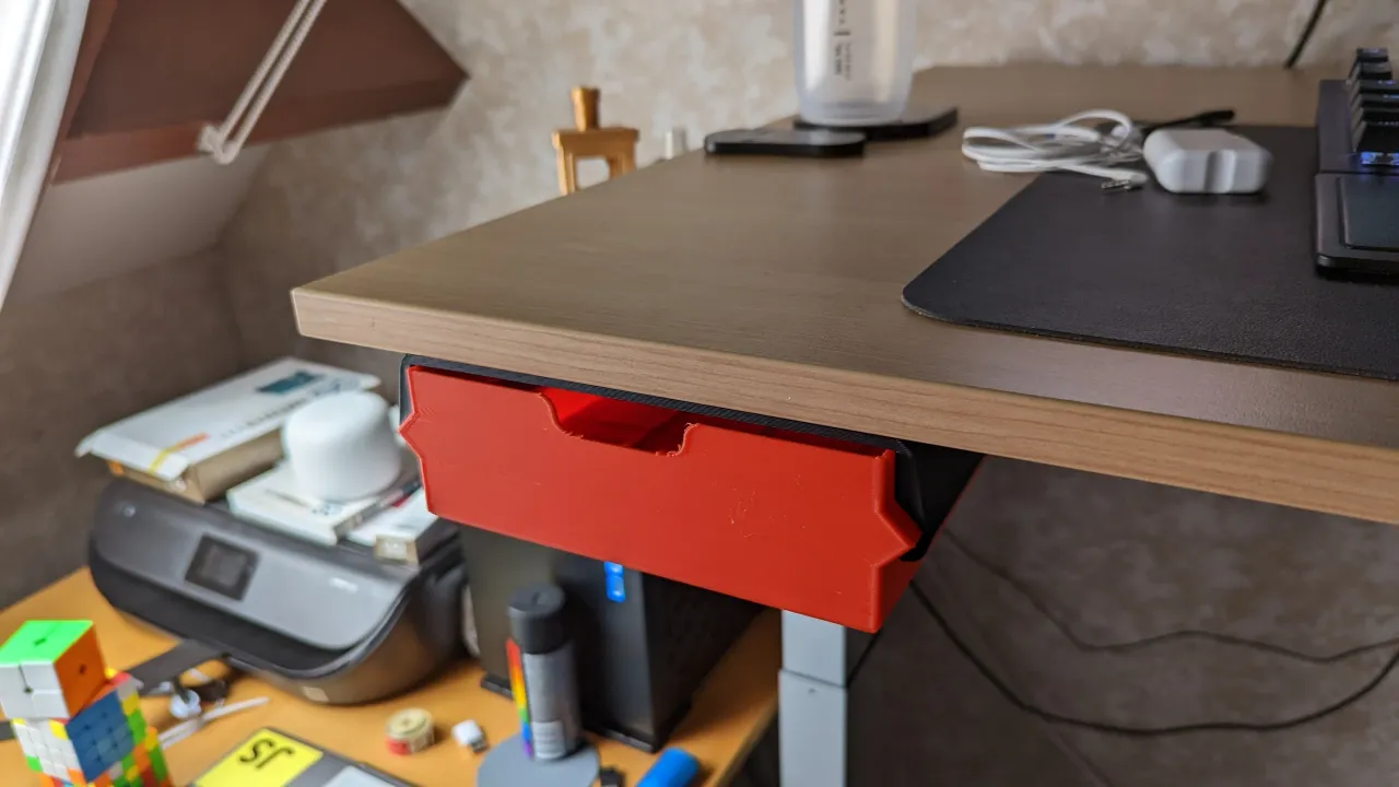 #Gridfinity Under-Desk Drawer by SanderG | Download free STL model ...