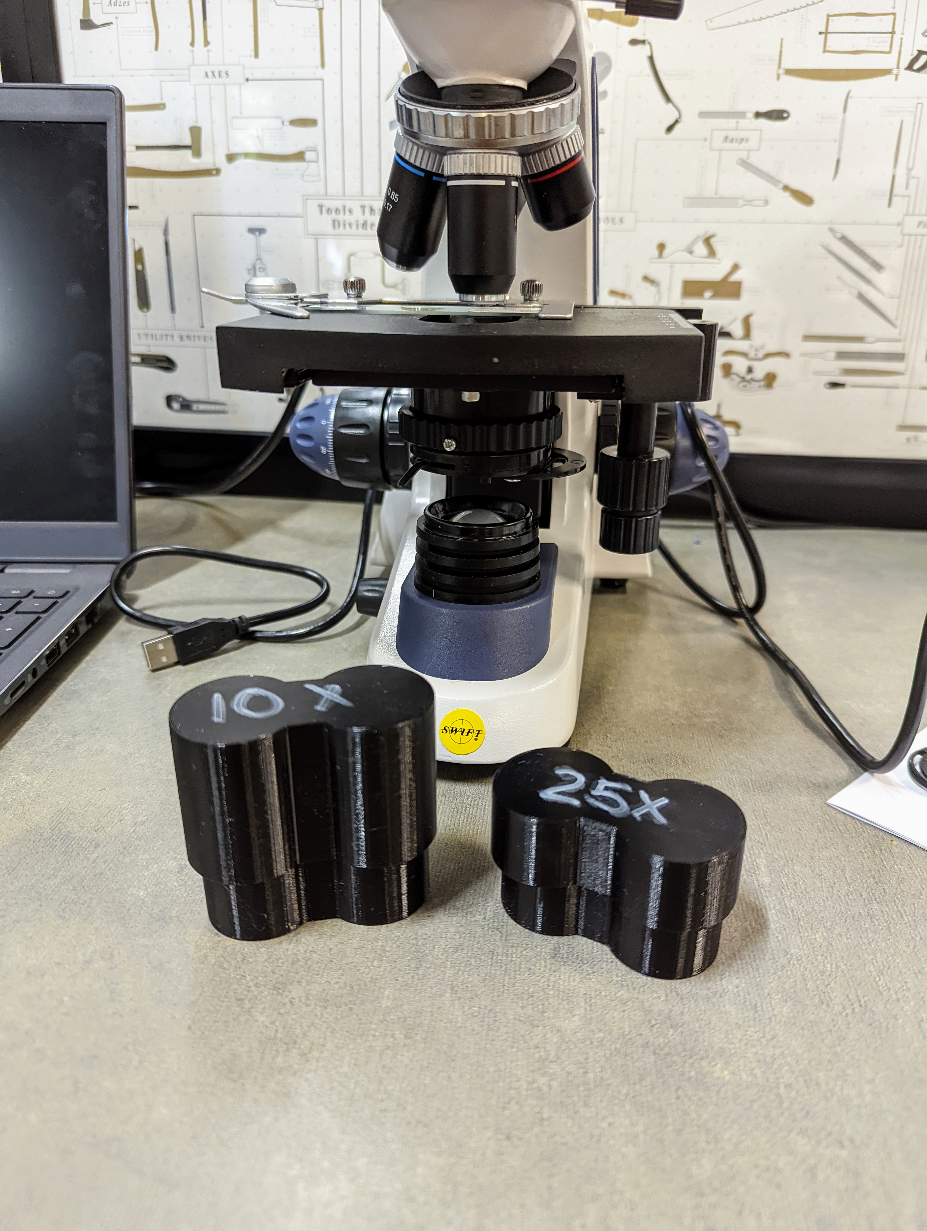 Microscope Eyepiece Cases by Maker Space 307 | Download free STL model ...