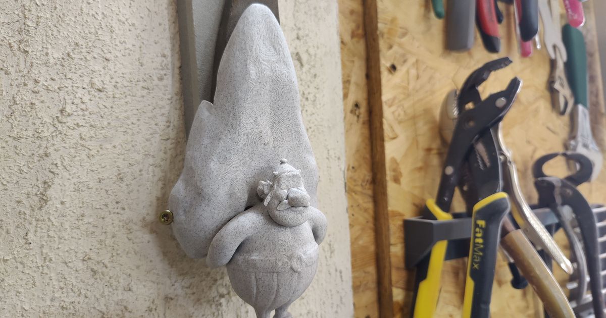 Obelix sharpening stone (or whatever, 48x53mm) holder, wallmount by ...